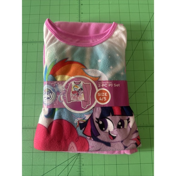 My Little Pony | Pajamas | New Girls My Little Pony 2 Piece Flannel ...